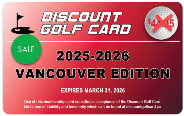 Vancouver Discount Golf Card | Discount Golf Card | Vancouver Golf Card ...