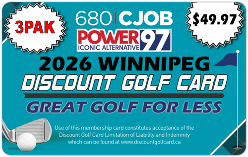2026 Winnipeg Discount Golf Card (3PAK) | Discount Golf Card ...
